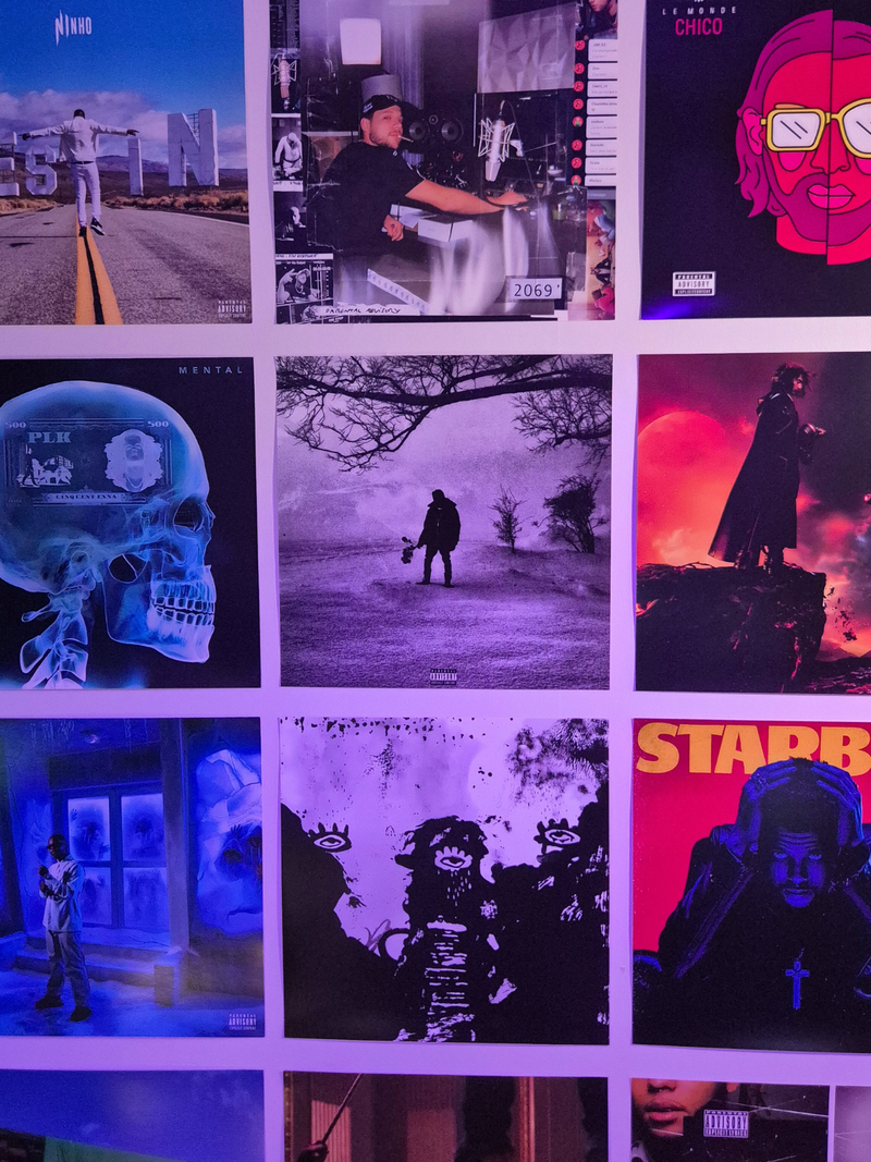 Poster connecté | Poster NFC | Affiche Rap - Music prints